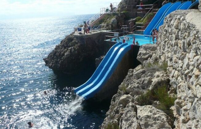 Water Slide into the Sea in Italy – Looks Awesome | Earthology365
